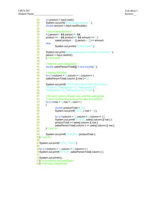 Cpcs 203 -array-problems | PDF