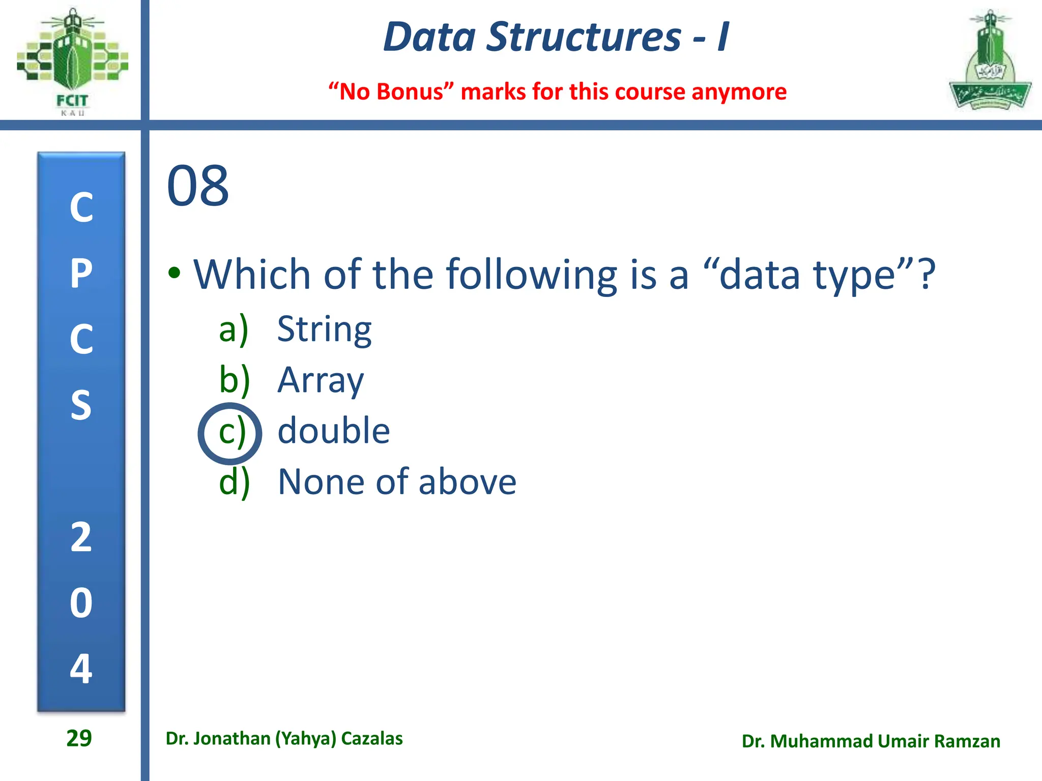 CPCS204-01-Introductiontodatastructur.pptx | Programming Languages ...