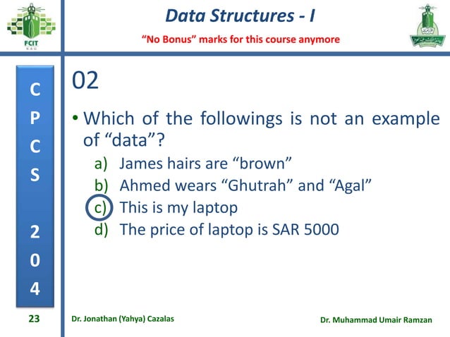 CPCS204-01-Introductiontodatastructur.pptx | Programming Languages ...