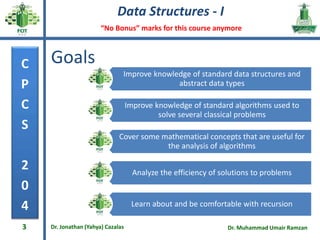 CPCS204-01-Introductiontodatastructur.pptx | Programming Languages | Computing
