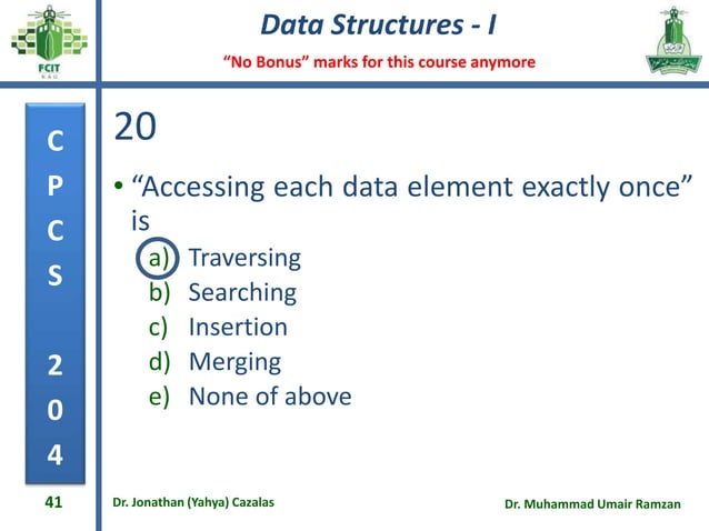 CPCS204-01-Introductiontodatastructur.pptx | Programming Languages ...