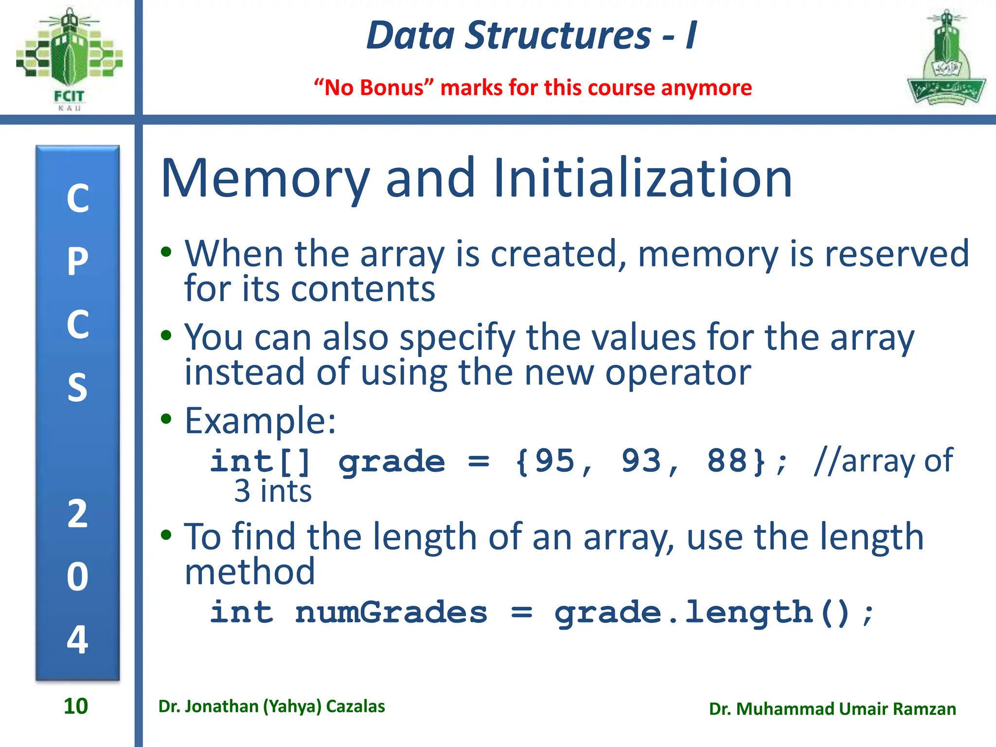 CPCS204-02-03-Arrays - Overview - OperationsAnalysing.pptx