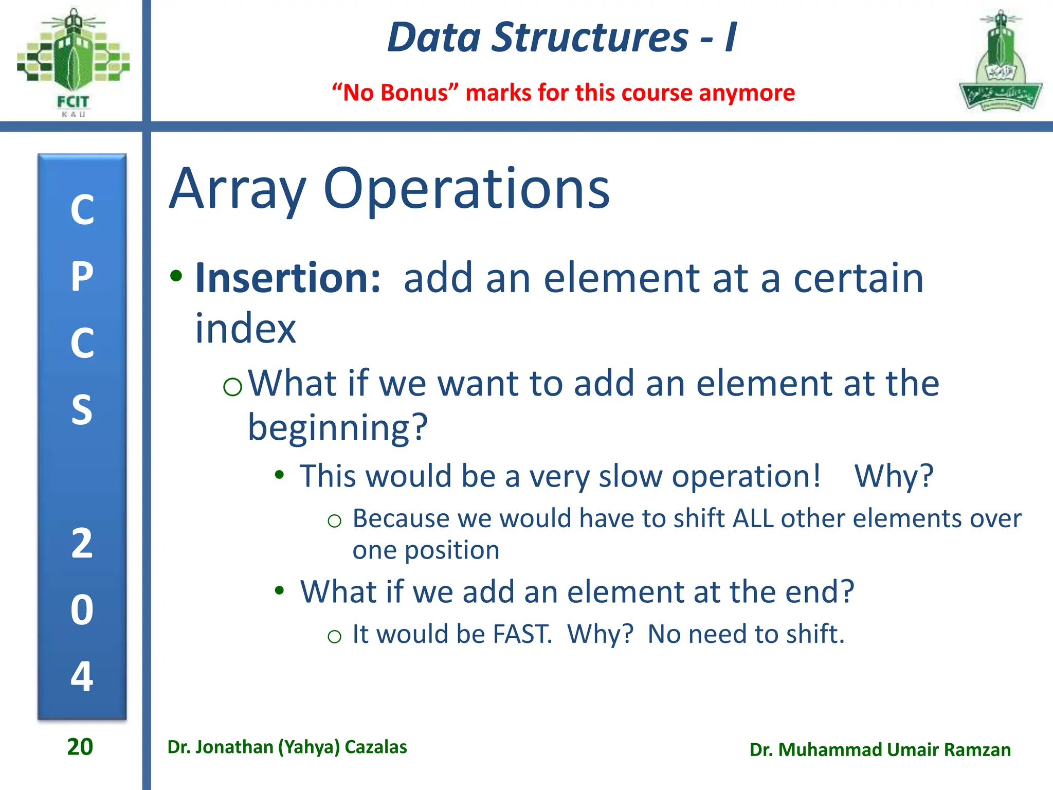 CPCS204-02-03-Arrays - Overview - OperationsAnalysing.pptx