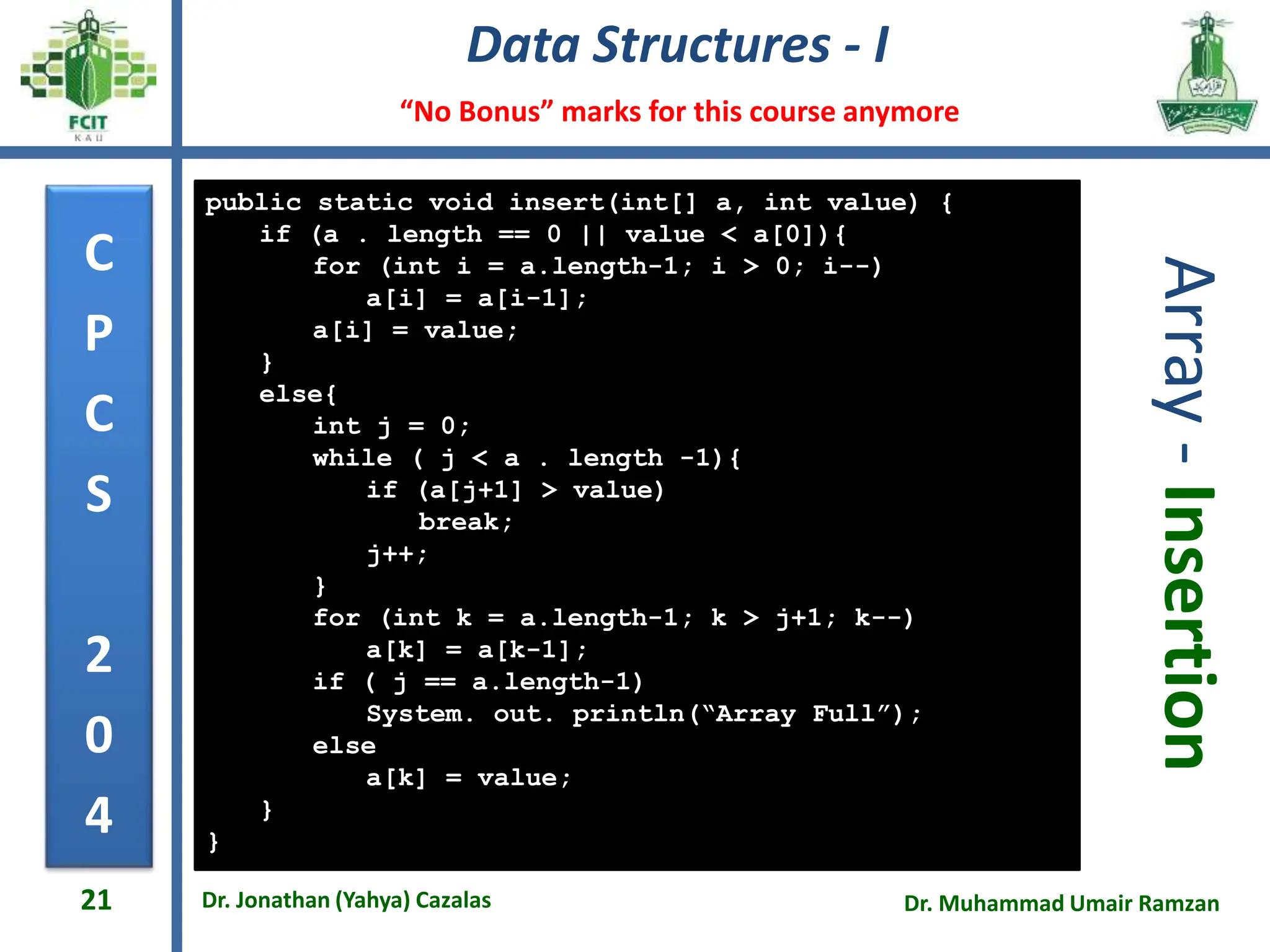 CPCS204-02-03-Arrays - Overview - OperationsAnalysing.pptx