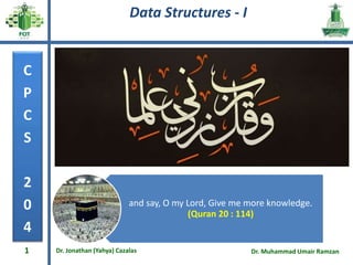 CPCS204-02-03-Arrays - Overview - OperationsAnalysing.pptx