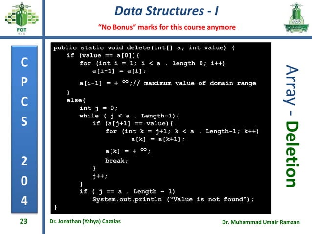 CPCS204-02-03-Arrays - Overview - OperationsAnalysing.pptx