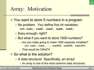 arrays | PPT