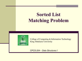 sorted_listmatch | PPT