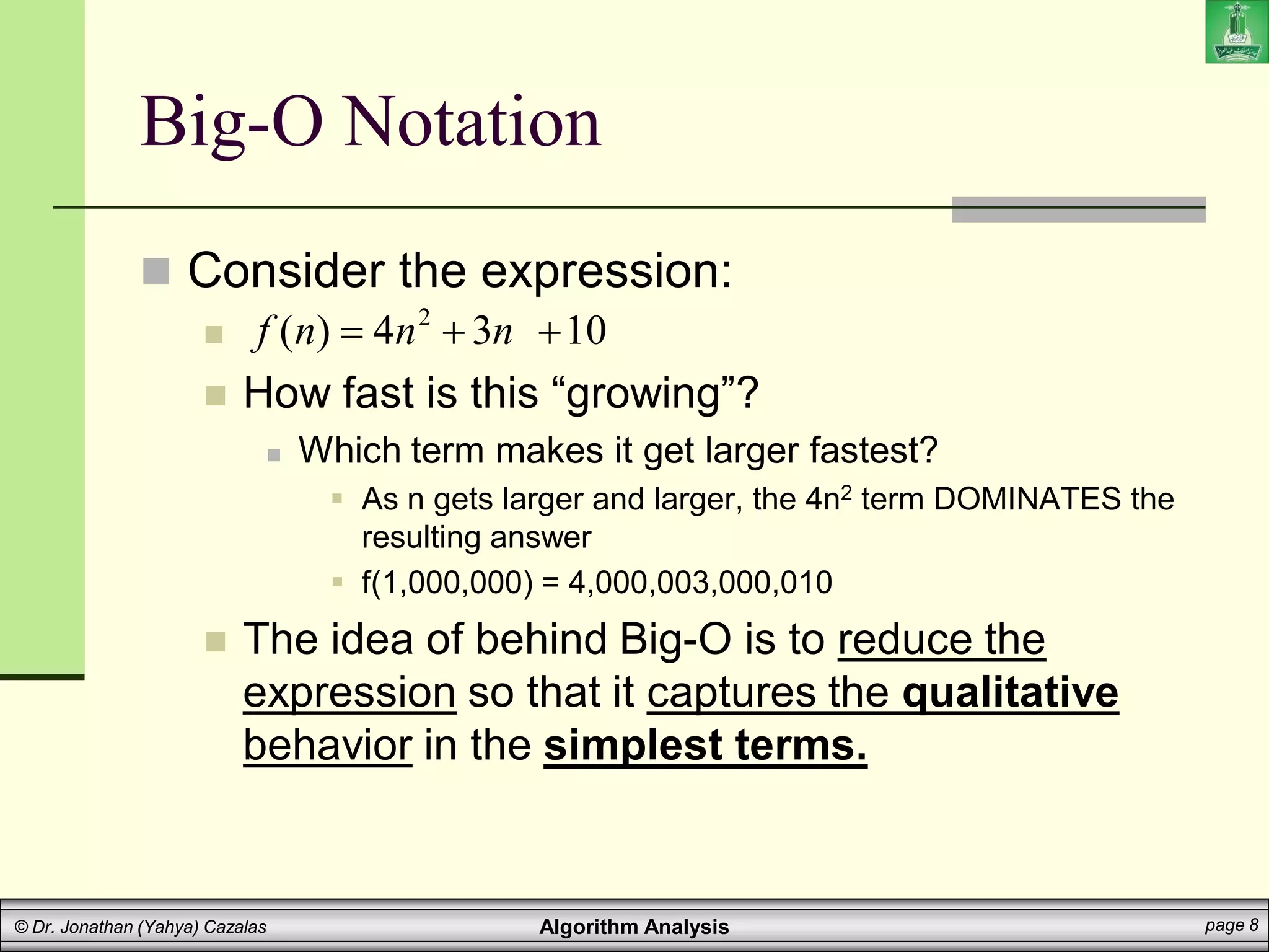algorithm_analysis1 | PDF | Computing | Technology & Computing