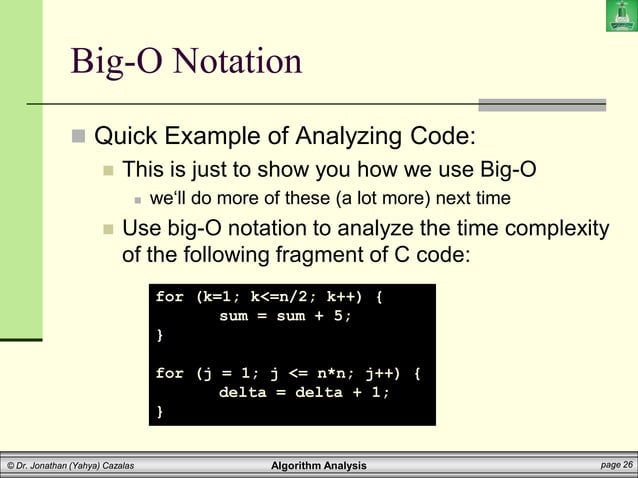 algorithm_analysis1 | PDF | Computing | Technology & Computing
