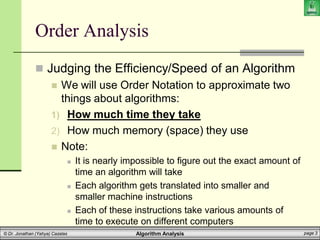 algorithm_analysis1 | PDF | Computing | Technology & Computing