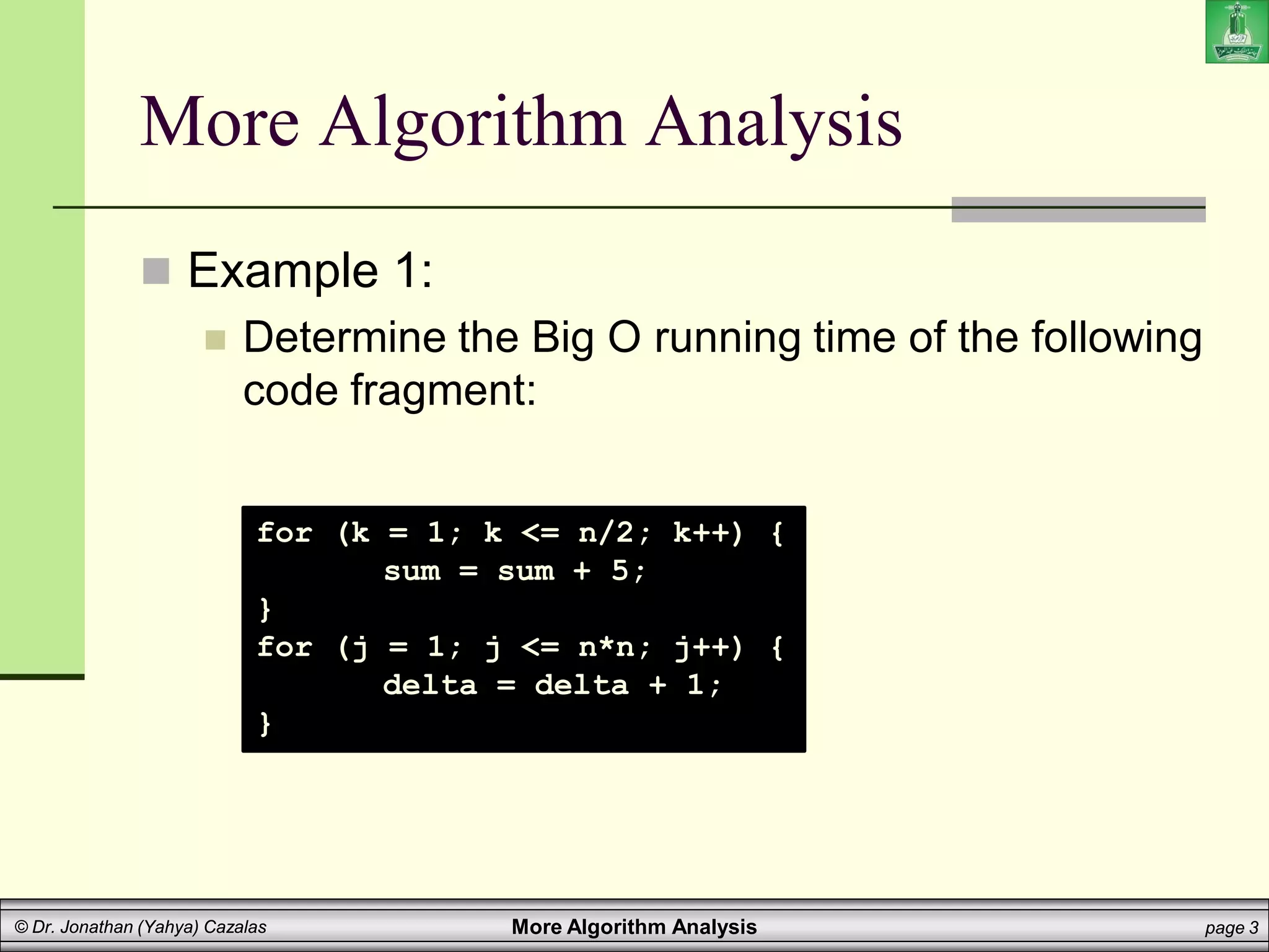 algorithm_analysis2 | PDF