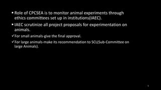 CPCSEA Guidelines | PPTX