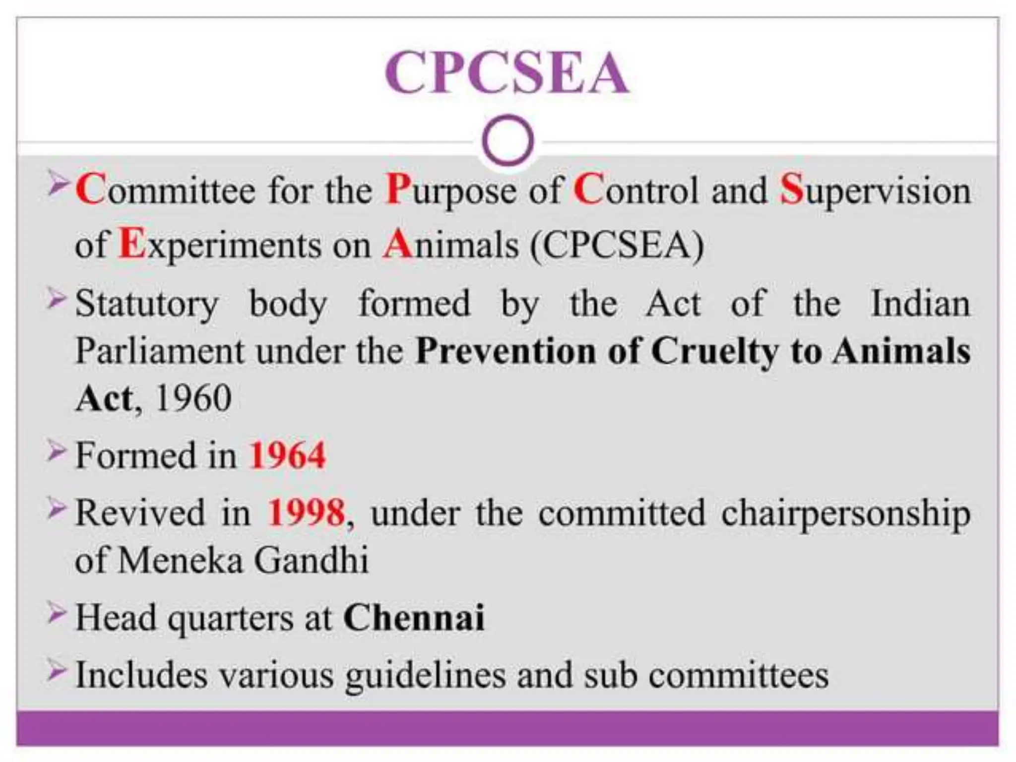CPCSEA guidelines and IAEC committee.pptx