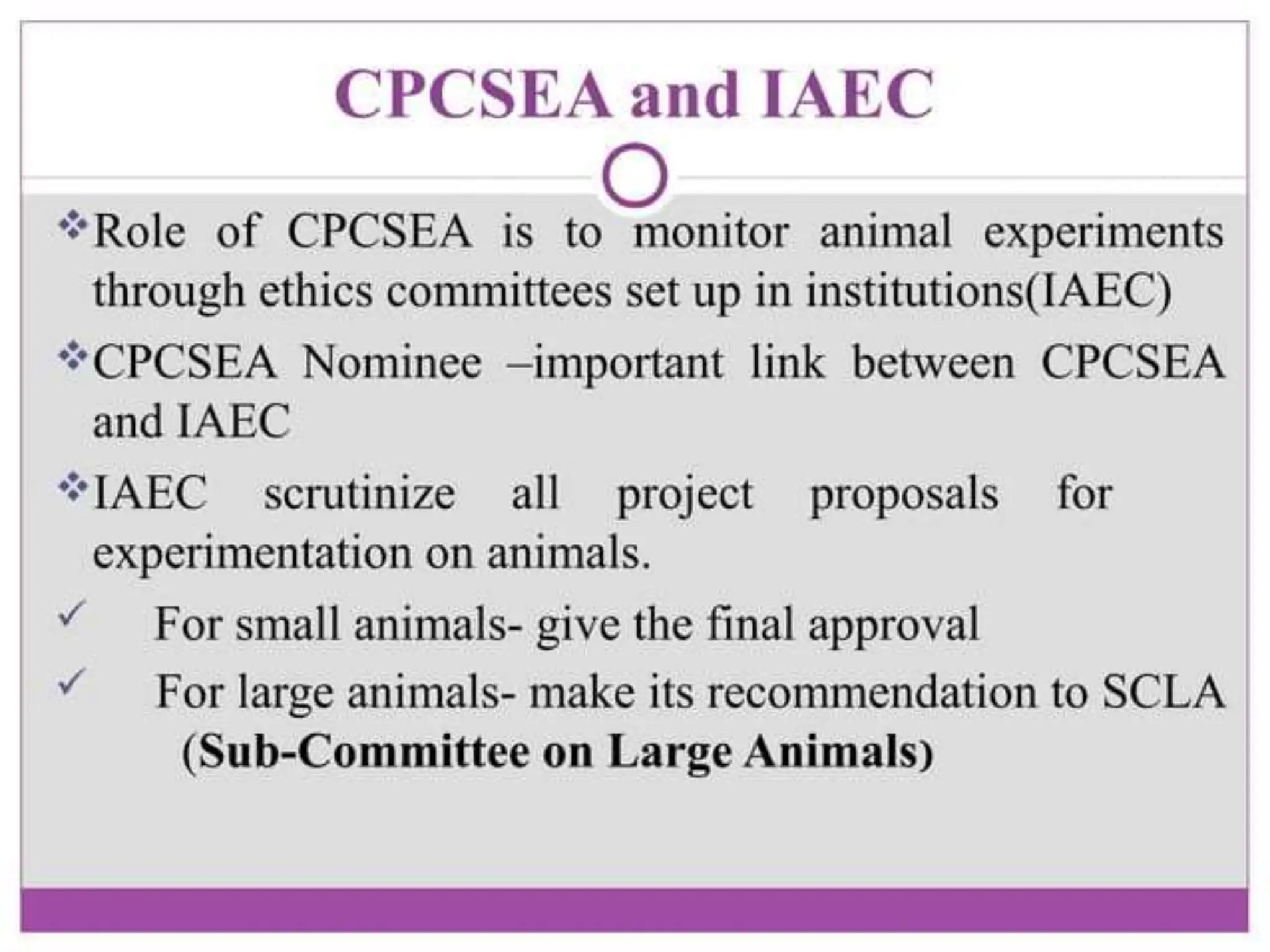 CPCSEA guidelines and IAEC committee.pptx