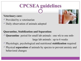 CPCSEA guidelines and IAEC committee.pptx