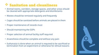 CPCSEA and IAEC guidelines for animal safety and experiment. it is a ...