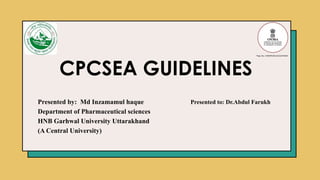 CPCSEA Guidelines/Animal handling/Guidelines for laboratory animal/experiments on animal.pptx
