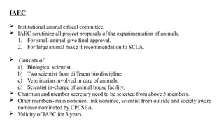 Committee for the purpose of control and supervision of experiments on ...
