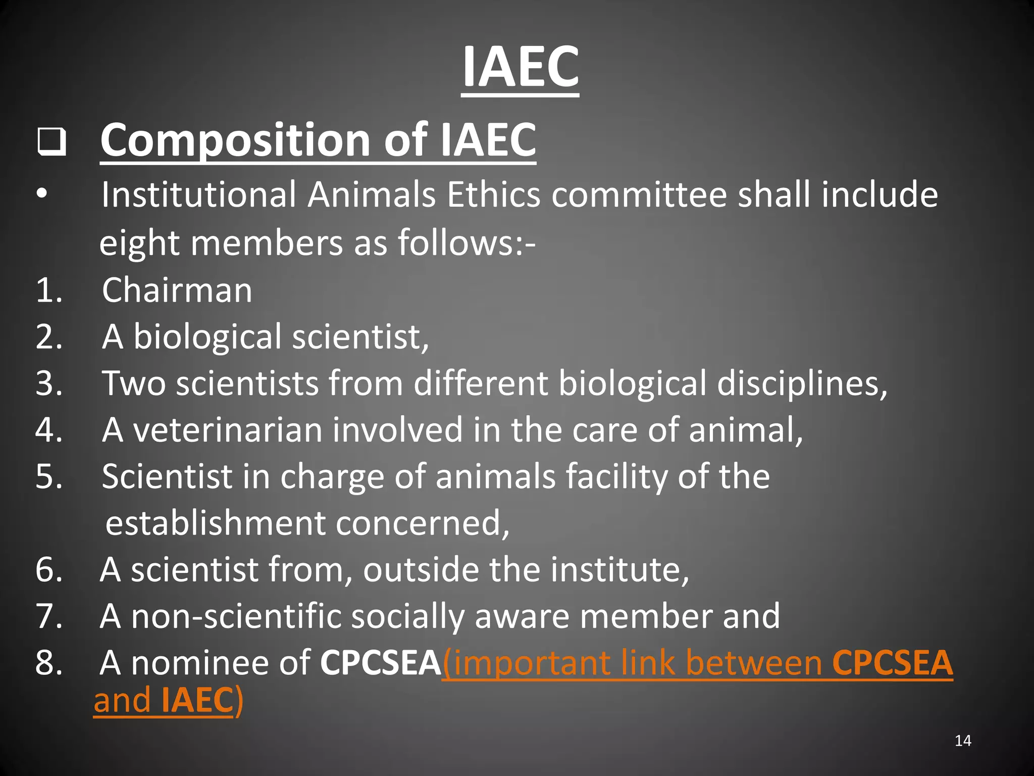 CPCSEA Guidelines | PDF