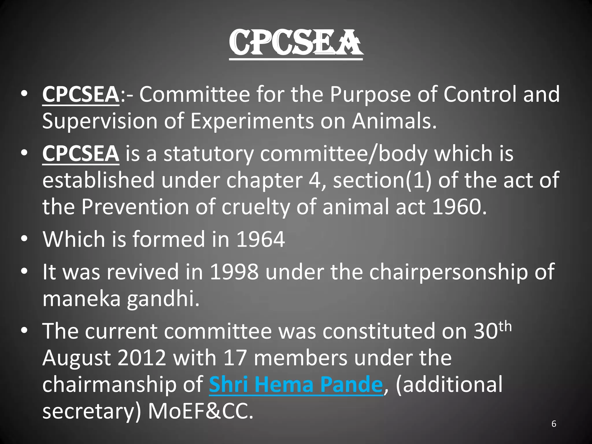 CPCSEA Guidelines | PDF