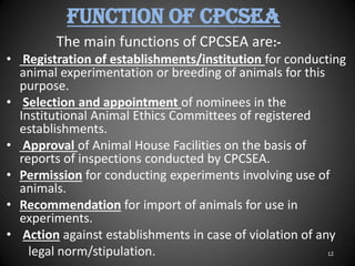 CPCSEA Guidelines | PDF