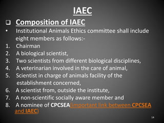 CPCSEA Guidelines | PDF