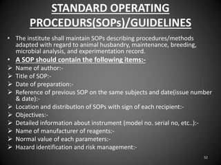 CPCSEA Guidelines | PDF
