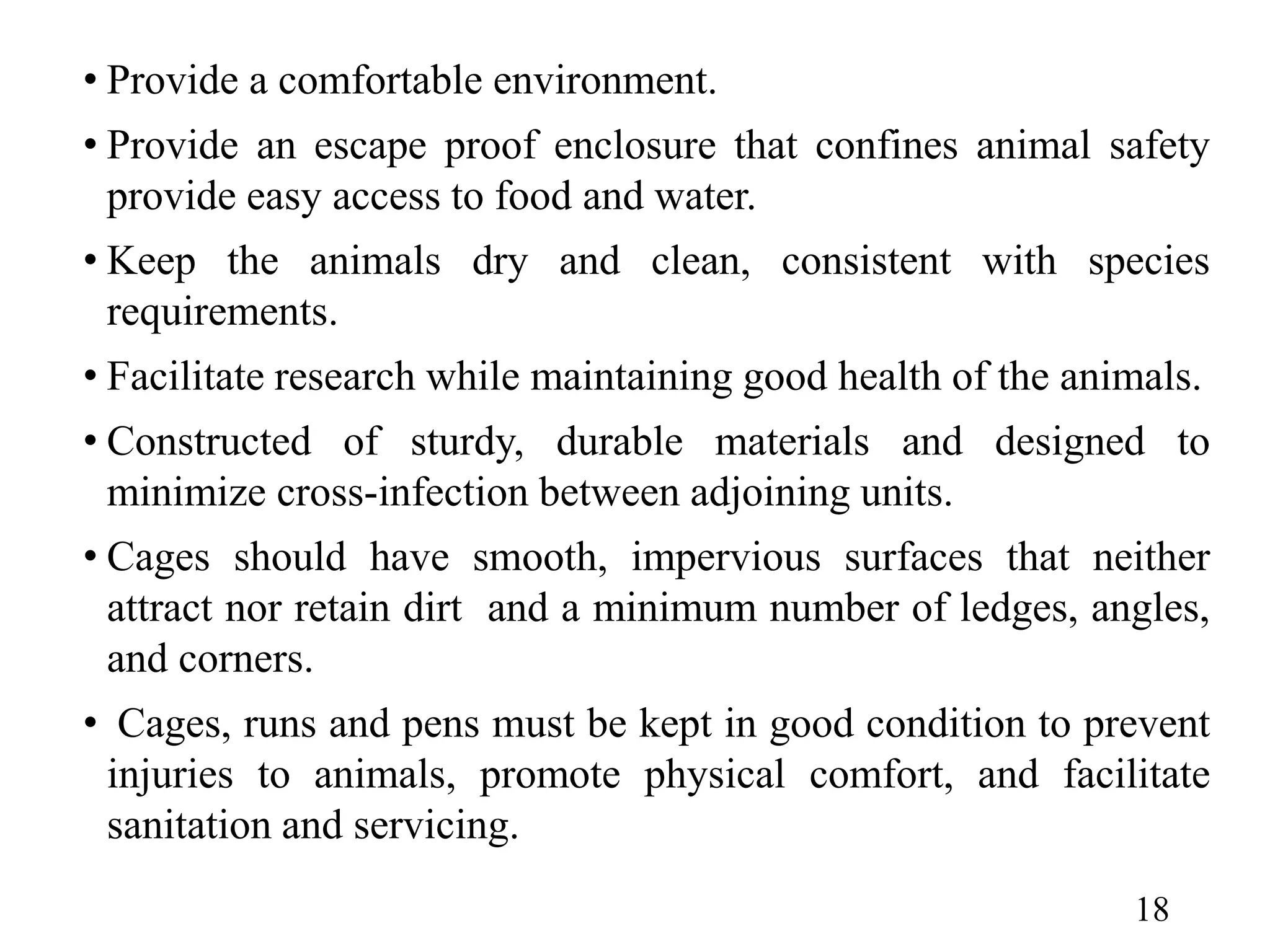 CPCSEA guidelines for lab animal facility | PPTX