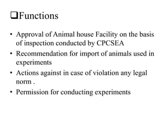 CPCSEA guidelines for laboratory animal facility.pptx