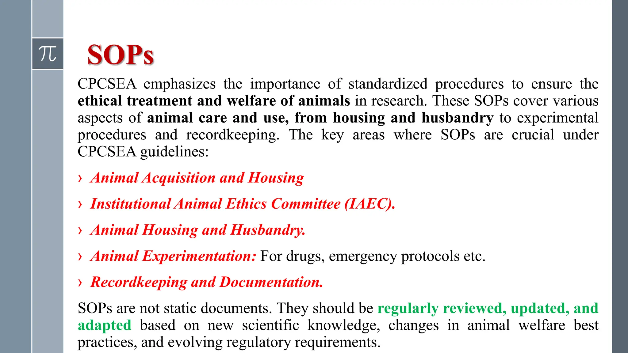 Research Methodology (M. Pharm, IIIrd Sem.)_UNIT_IV_CPCSEA Guidelines ...