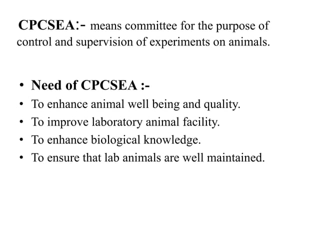 CPCSEA Guidelines for Laboratory Animal facility.pptx