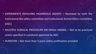 CCSEA guidelines of experiment on animals.pptx