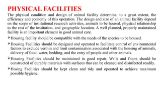 CPCSEA Guide Animal Husbandry, Animal House, Animal Handling.pptx