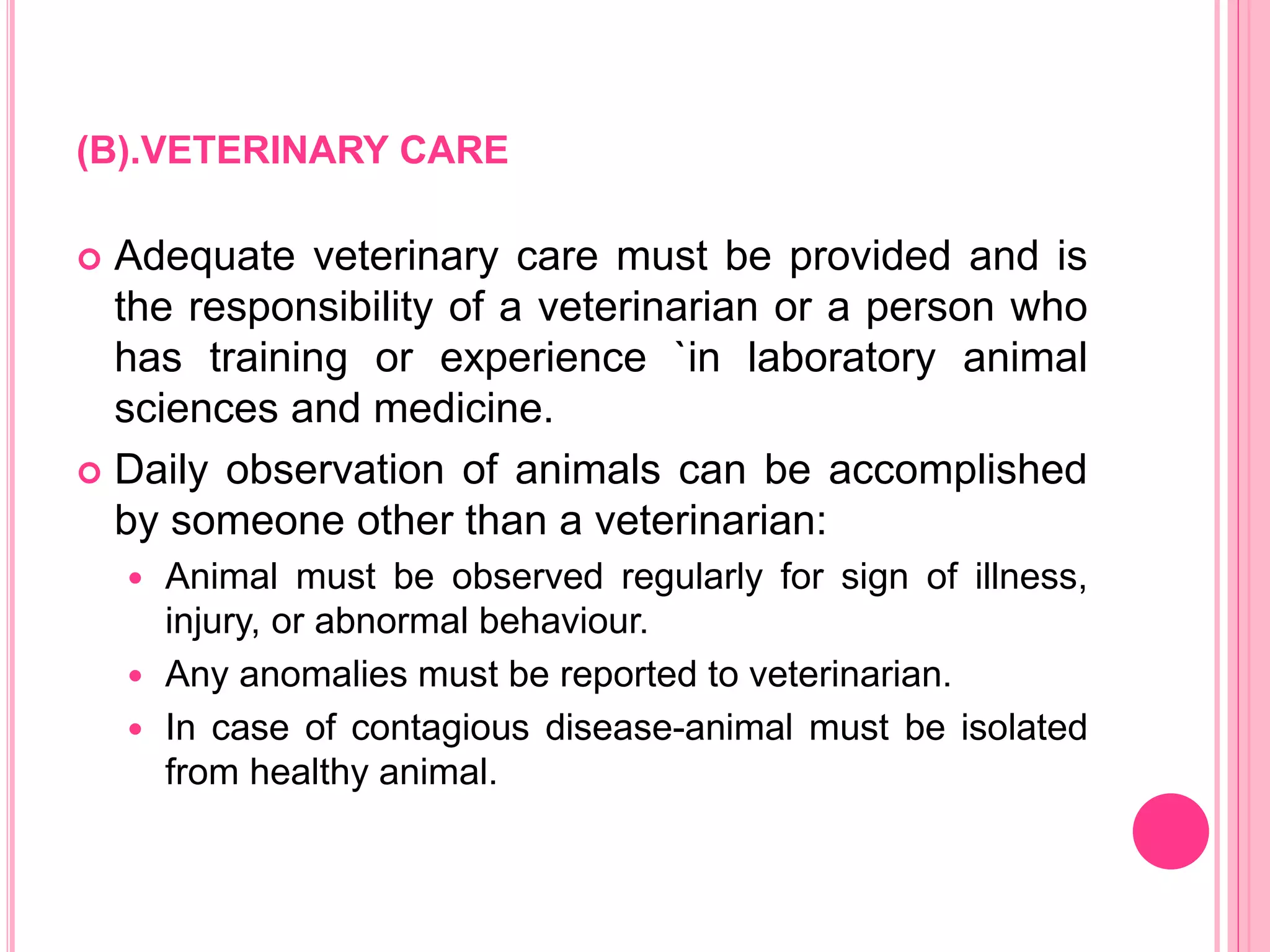 CPCSEA guidelines ppt | PPTX