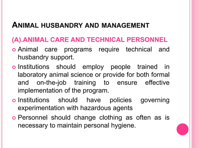 CPCSEA guidelines ppt | PPTX | Infectious Diseases | Diseases and Conditions