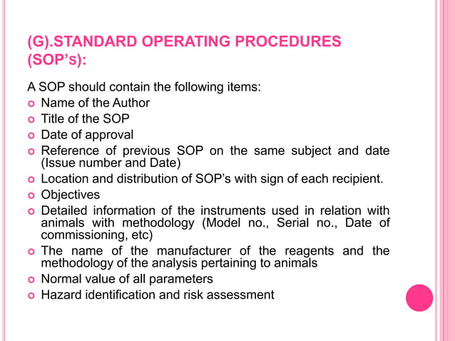 CPCSEA guidelines ppt | PPTX | Infectious Diseases | Diseases and Conditions