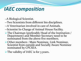 Cpcsea guidelines | PPTX