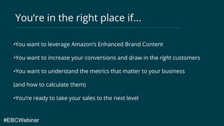 Investing in Amazon’s Enhanced Brand Content | PPTX