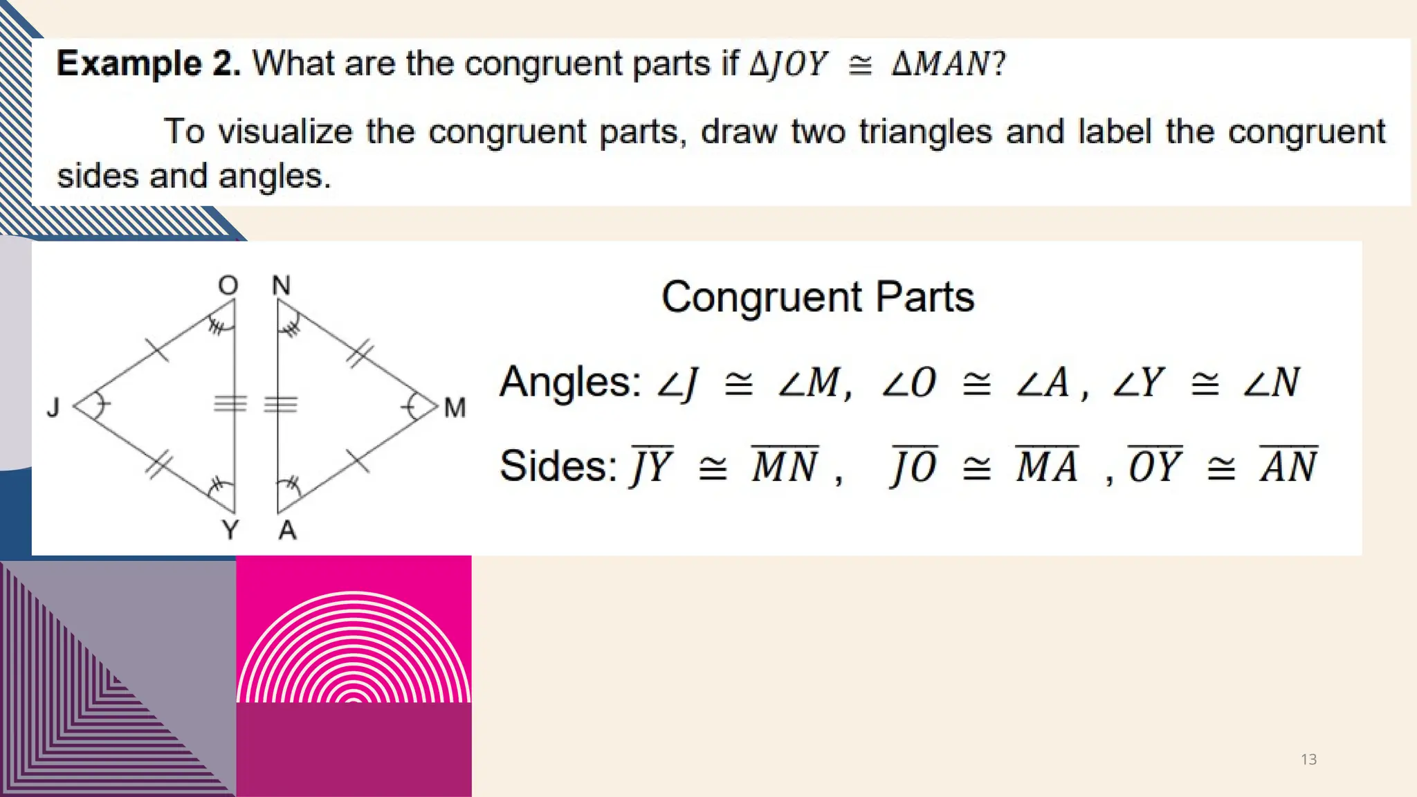 Congruent Parts of Congruent Triangles are Congruent | PPTX