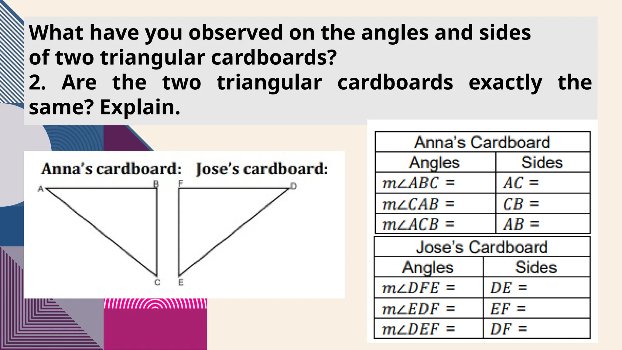 Congruent Parts of Congruent Triangles are Congruent | PPTX