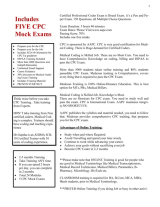 Cpc traning hyderabad_india | PDF