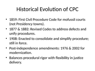 CPC_Unit1_Introduction to Civil Procedure Code, 1908.pptx