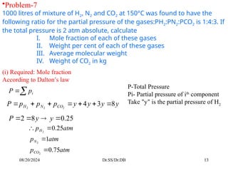 Chemical process calculation in petroleum engineering | PPTX