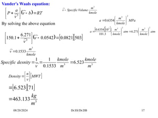Chemical process calculation in petroleum engineering | PPTX