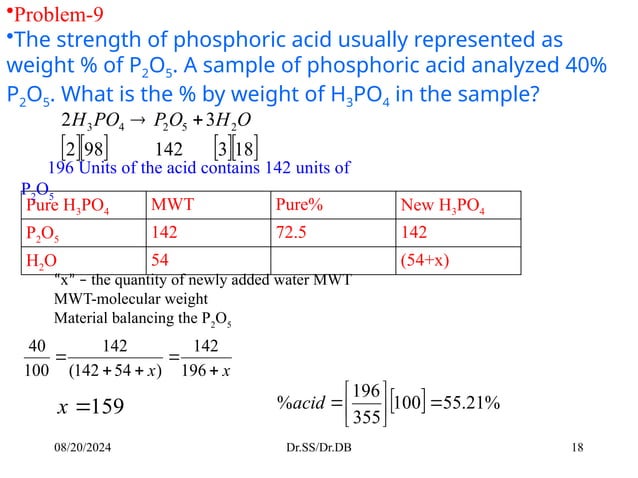 Chemical process calculation in petroleum engineering | PPTX