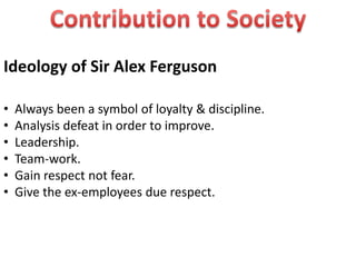 Sir Alex Ferguson | PPTX