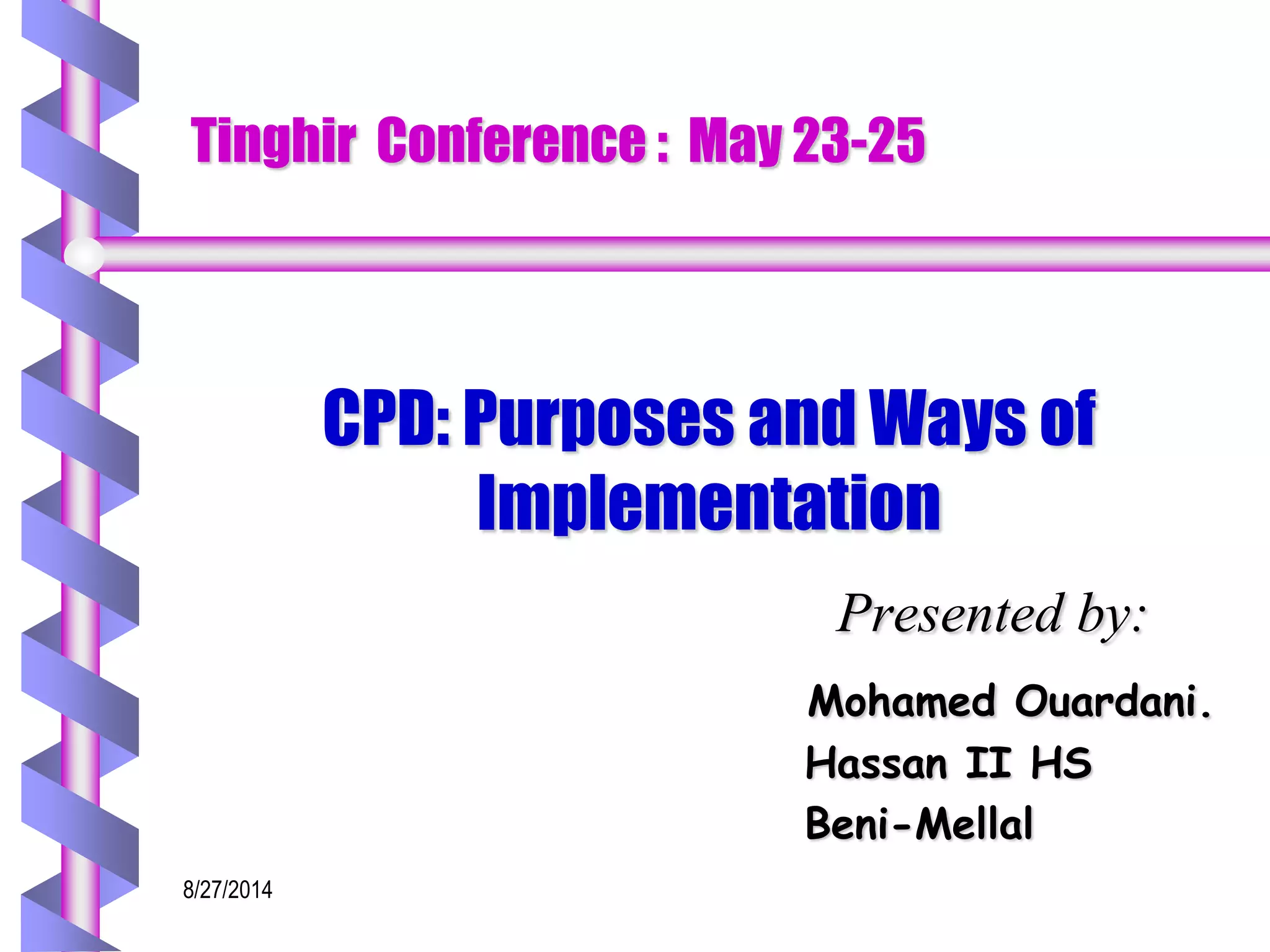 Continuous Professional Development (CPD) | PPTX