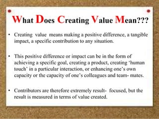 Focus On Value | PPTX