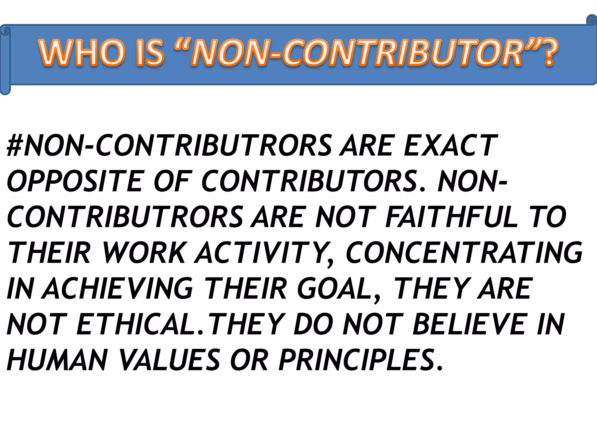 PPT OF Contributor Personality Development | PPTX